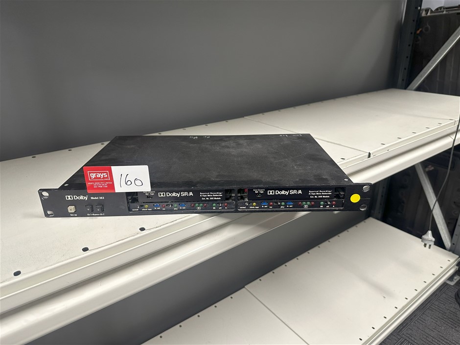 DOLBY SR/A Type Processor Two channel, Model: 363 Auction (0160-5052745 ...