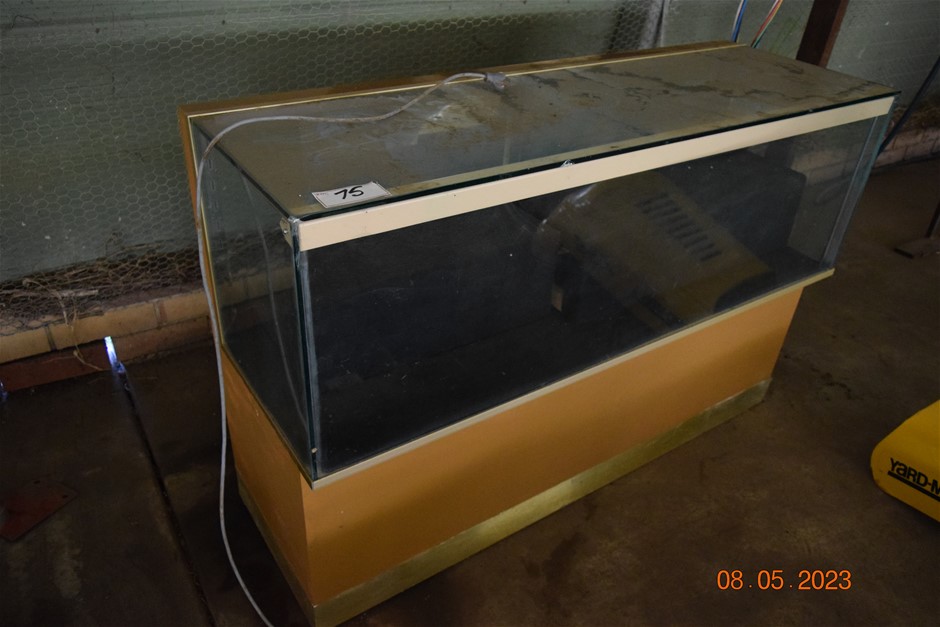 Timber Framed, Glass Top and Front Display Counter Auction (0075 ...