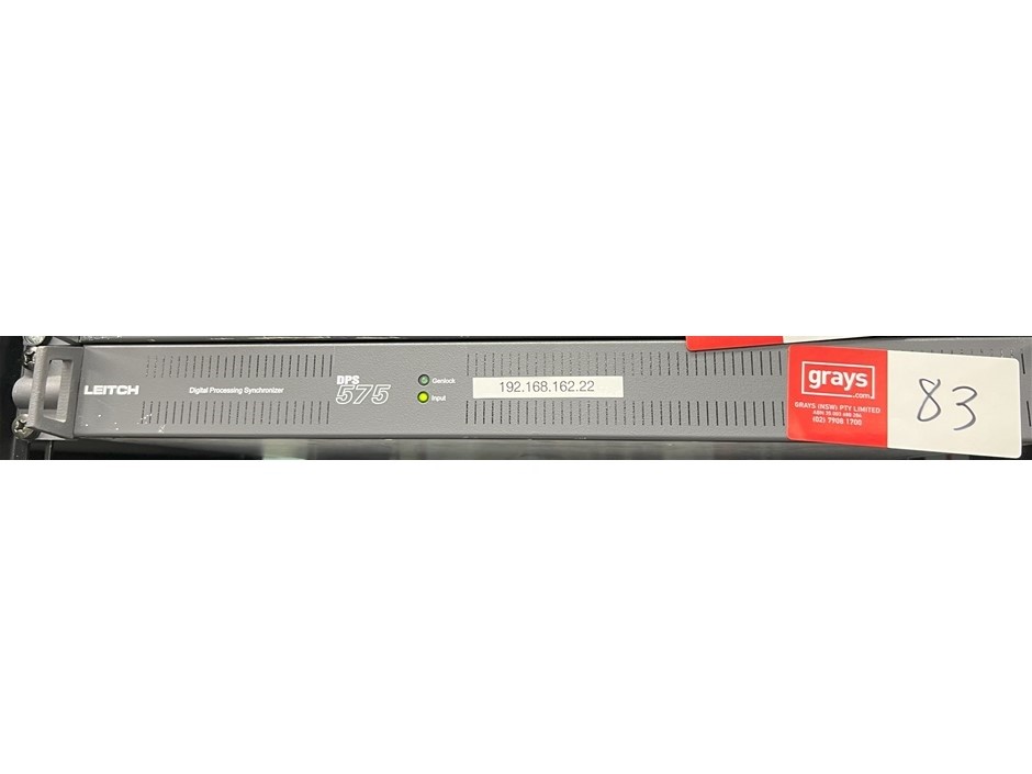 LEITCH DPS 575 Digital Processing Synchroniser Auction (0083-5052744 ...