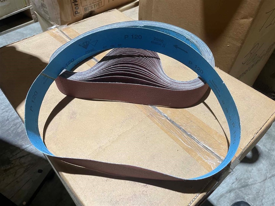 25 x Linishing Belts Grade #120 Auction (0011-3025589) | Grays Australia