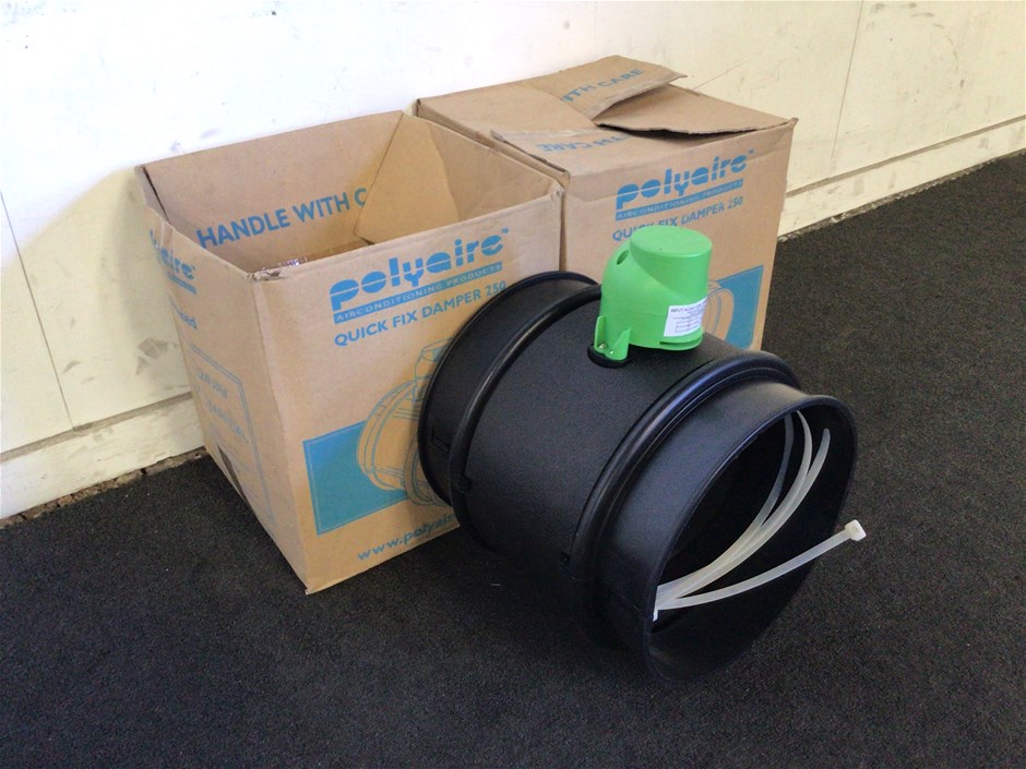2 x Polyaire Insulated Quick Fix Damper 250 Auction (0008-7045220 ...