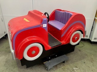 Operational Red kiddie ride car (fibreglass) Auction (0076-5052906 ...