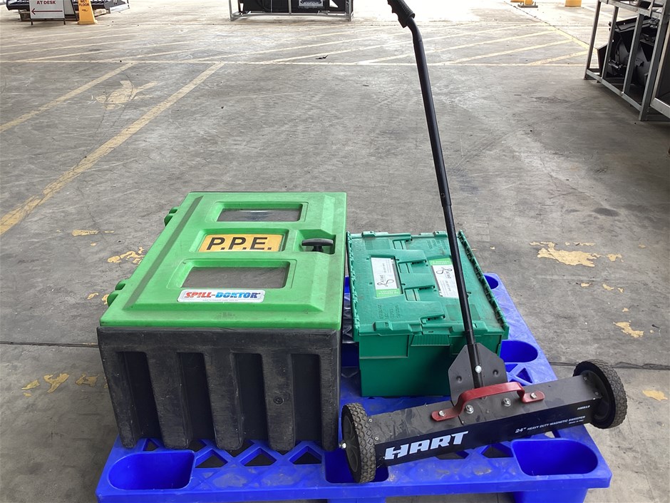 Hart Heavy Duty Magnetic Sweeper, PPE Cupboard, Spill Control Kit ...