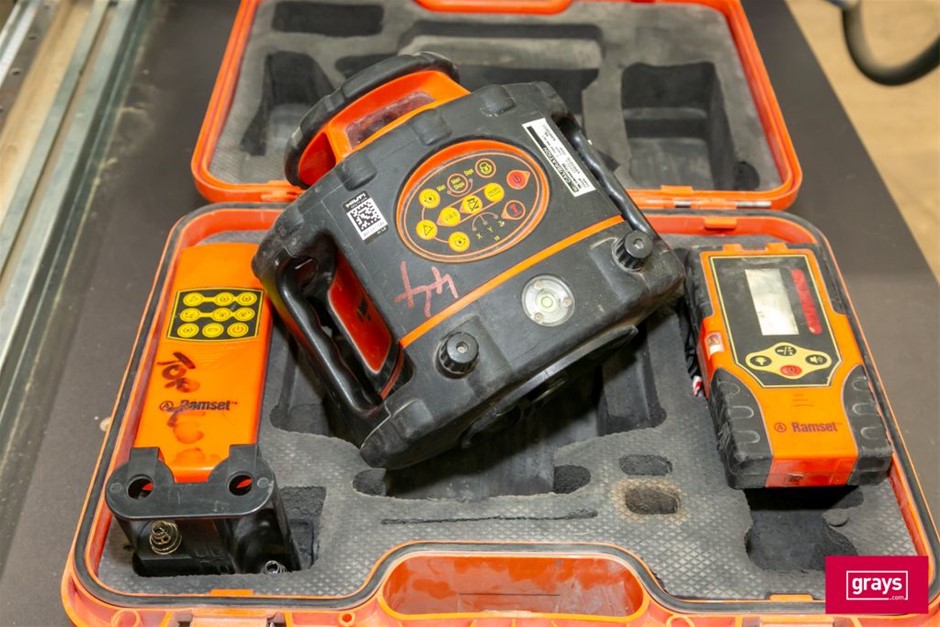 Ramset RL300 Laser Level with Poly Case Auction (0122-5052740) | Grays ...