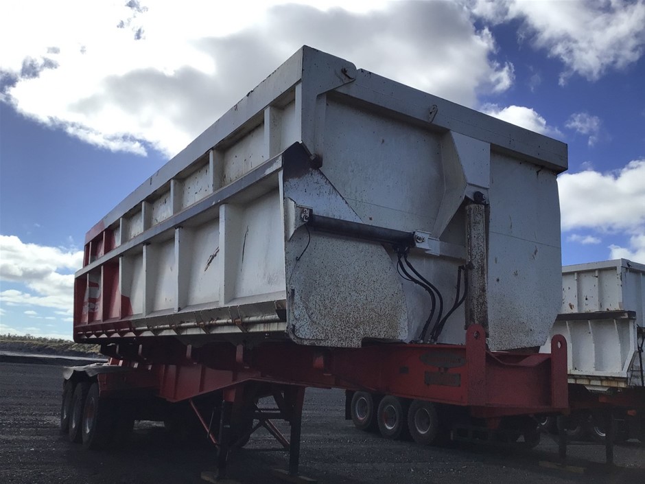 2008 Powertrans Trailer Triaxle Side Tipper Trailer Auction (0020 ...
