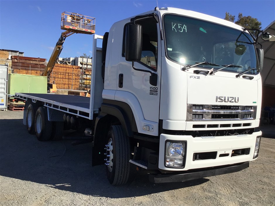 2014 Isuzu FXZ1500 Long 6 x 4 Tray Body Truck Auction (0001-5053314 ...