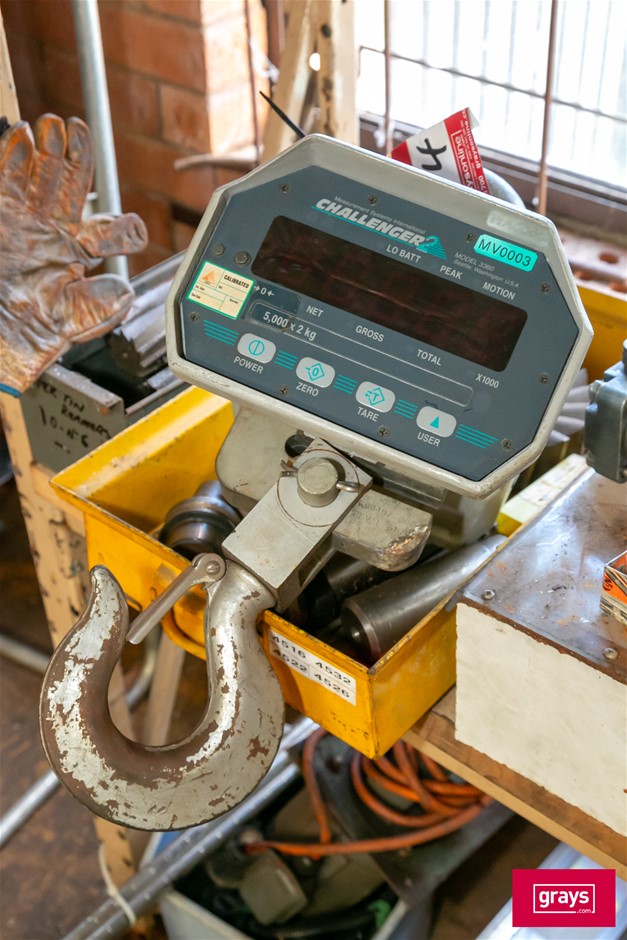 Challenger 2 3360 Crane Load Scale Auction (0044-5052820) | Grays Australia