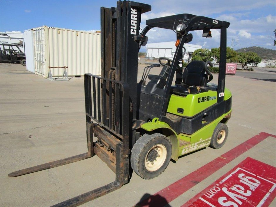 2008 Clark C25D Counterbalance Forklift Auction (0001-7045398) | Grays ...