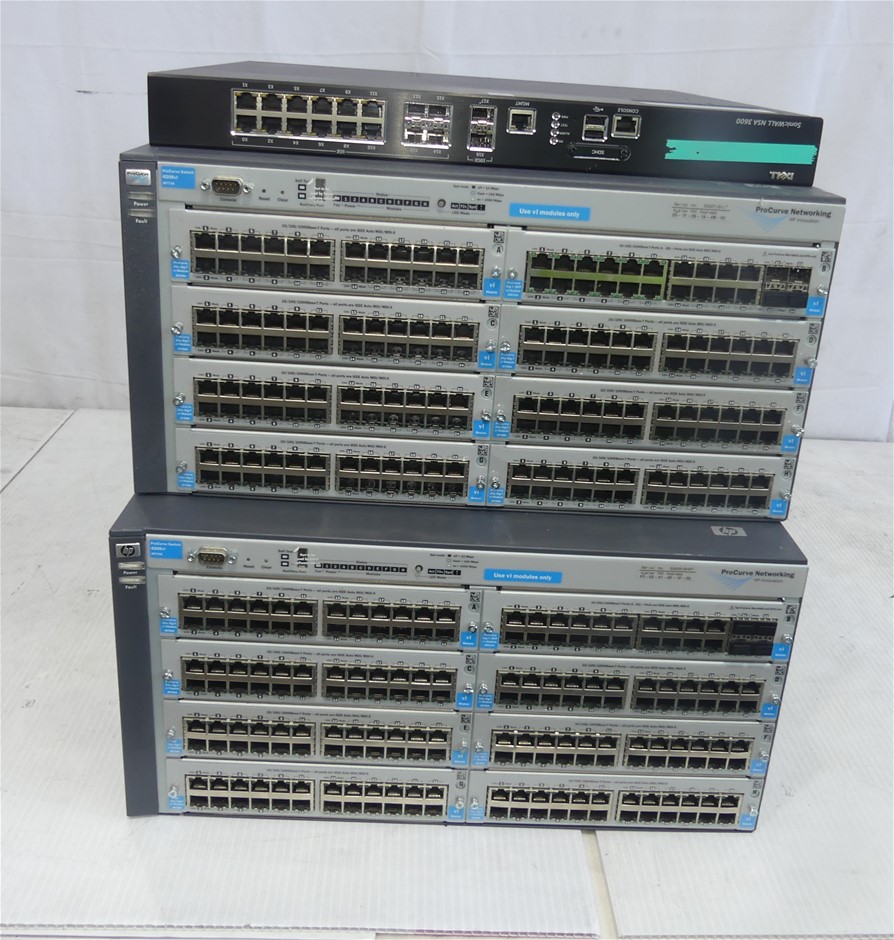 Pallet Of Assorted Brand Switches/ Network Security Appliance Auction ...