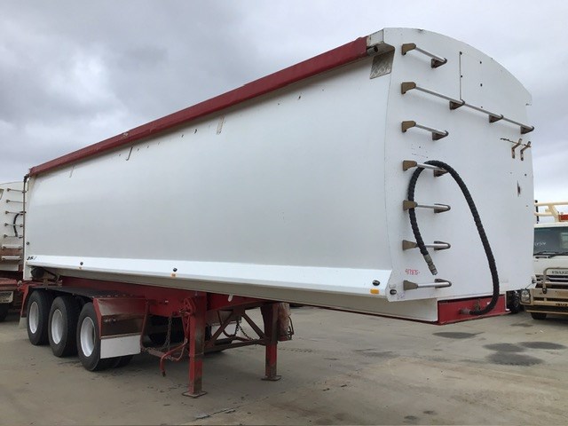 2012 Custom Quip Engineering TRI 470 Triaxle Grain Tipper Lead Trailer ...