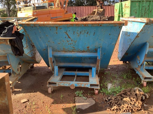 Blue Mobile Tipper Skip Bins Auction (0019-3025801) | Grays Australia