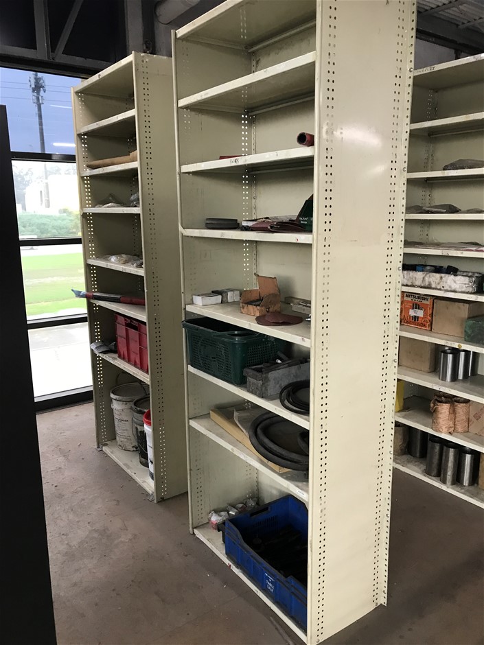 2x Steel Shelf Units Auction (0081-3025730) | Grays Australia