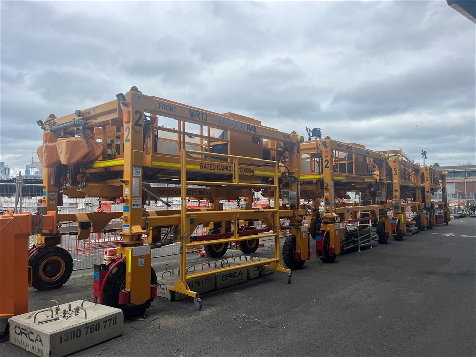 2x Mamco Rail 12,000KG Straddle Carriers Auction (0005-3028167) | Grays ...