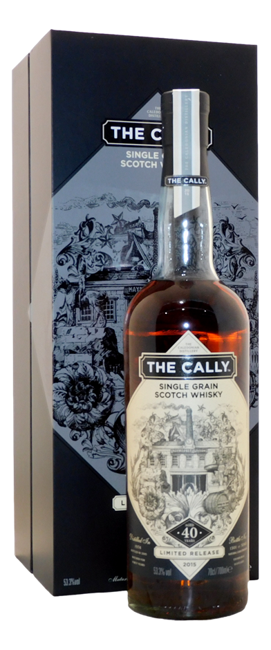 Caledonian The Cally 40 Year Old Single Grain Scotch Whisky (1x 700mL ...