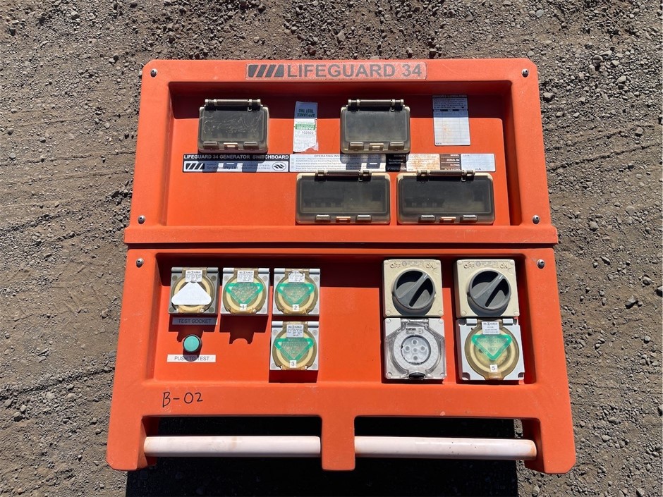 Spinefex Lifeguard LG34 Generator Switchboard Auction (0002-7045677 ...