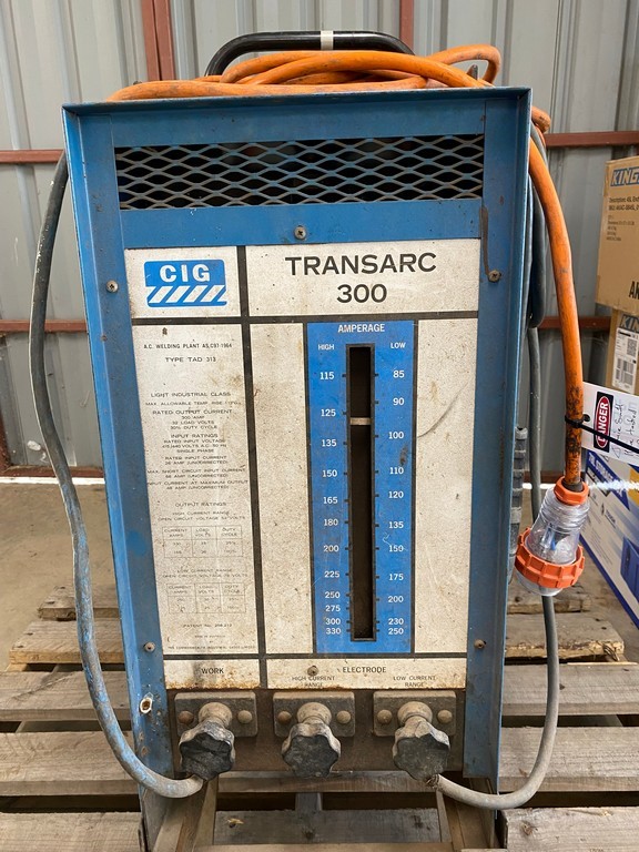 Transarc 300 CIG 3 Phase welder Auction (0079-5053205) | Grays Australia