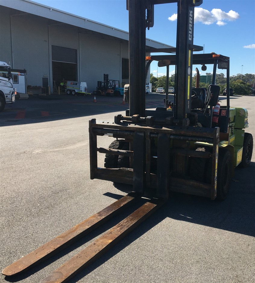 2013 CLARK C80D Forklift - 8.0t - 4.3m - Diesel (Kwinana) Auction (0004 ...