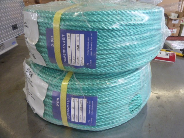 Rolls of 6mm DSR Nylon Rope Auction (0079-8017488) | Grays Australia