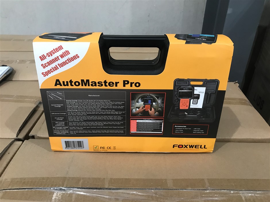 1 x Auto Master Pro by Foxwell Auction (0101-3026140) | Grays Australia