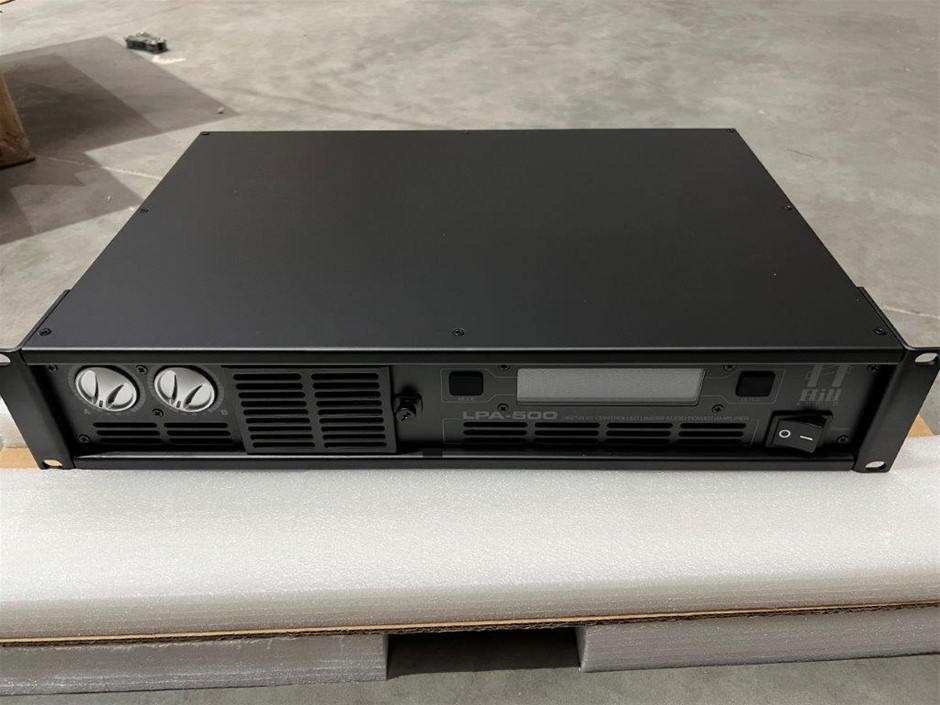 Hill Audio LPA 500 Power Amplifier Auction (0041-3026114) | Grays Australia