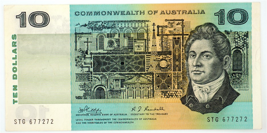 Australian 1968 Last Prefix $10 Banknote Auction (0029-2554302) | Grays ...