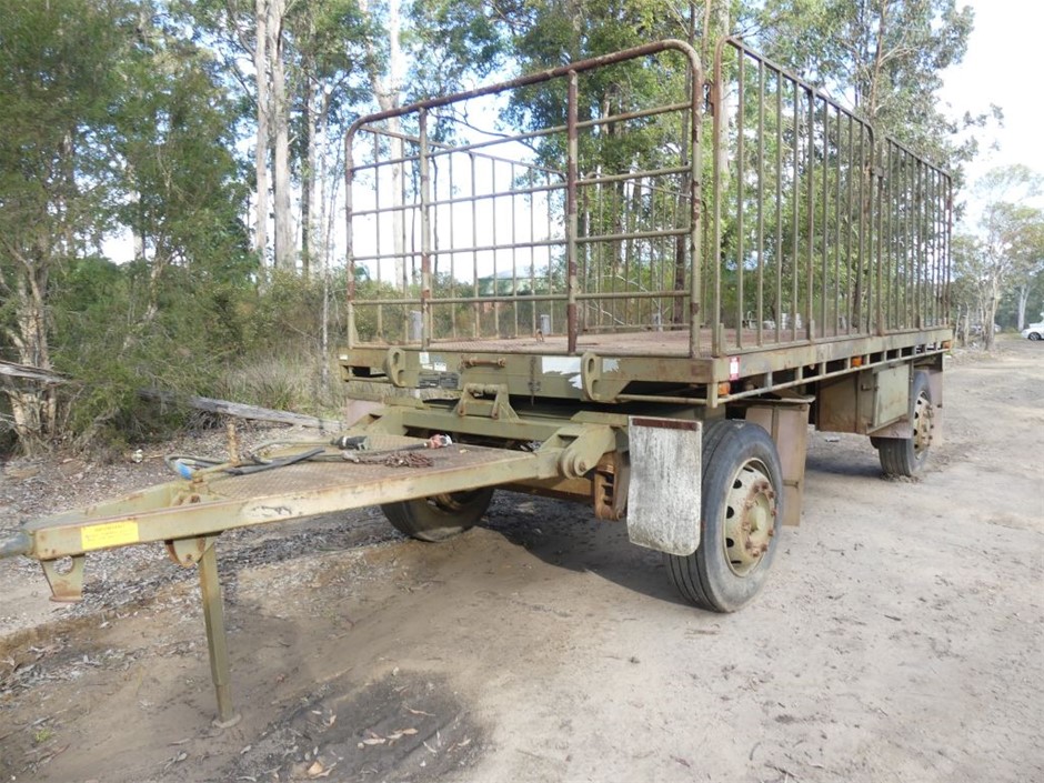 1989 Haulmark Trailers DT2 Ex Army Plant Trailer Auction (0015-5053506 ...
