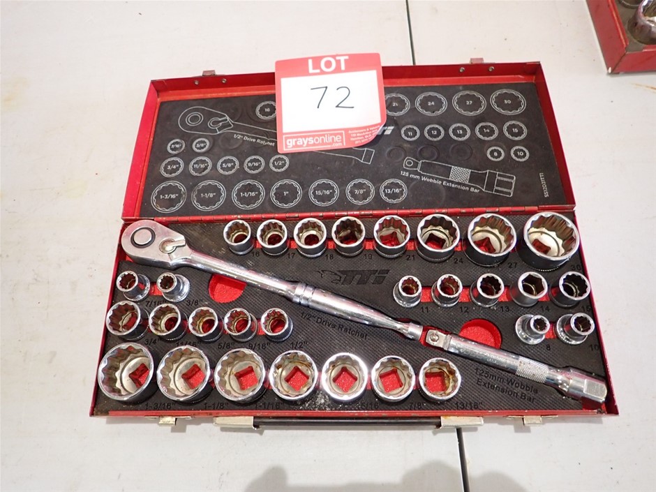 TTI ½" Drive Metric/Imperial Socket Set Auction (0072-7047085) | Grays ...
