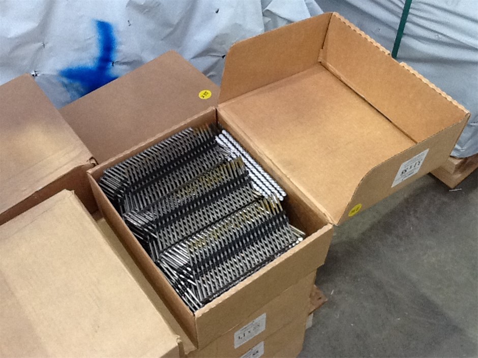 NA NA Box of 2200: 3.1x88mm Plastic Strip Nails, bid price per box ...