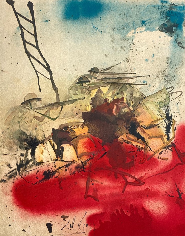 SALVADOR DALI (1904 – 1989) Original Vintage Lithograph On Arches Paper ...