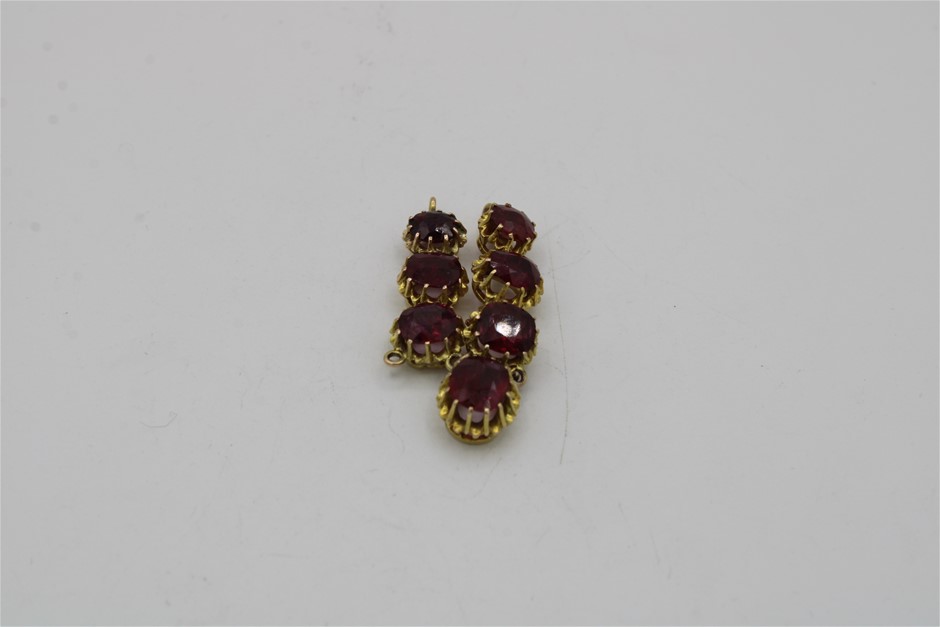 Yellow Gold, 7 Natural Ruby Piece Auction (0031-9043422) | Grays Australia