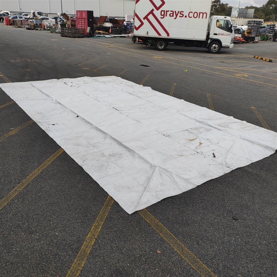 6300 x 3600 Tarpaulin Auction (0024-9043889) | Grays Australia