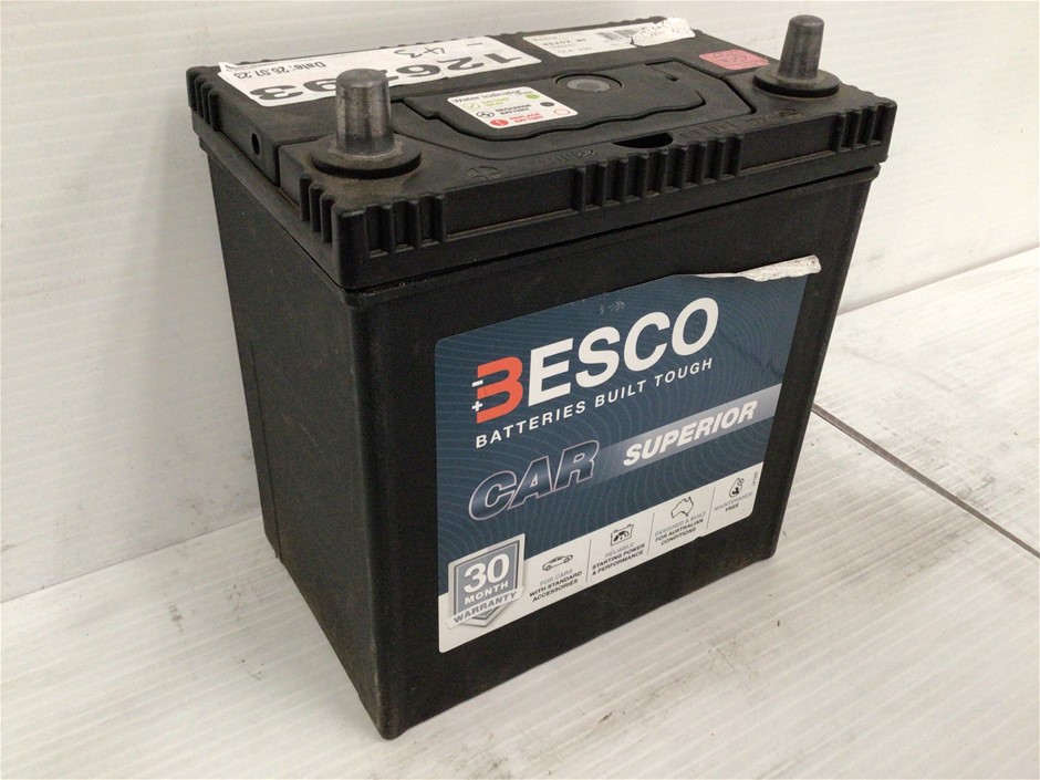 Unused Besco Car Superior NS40ZMF Battery Auction (0223-7046347 ...
