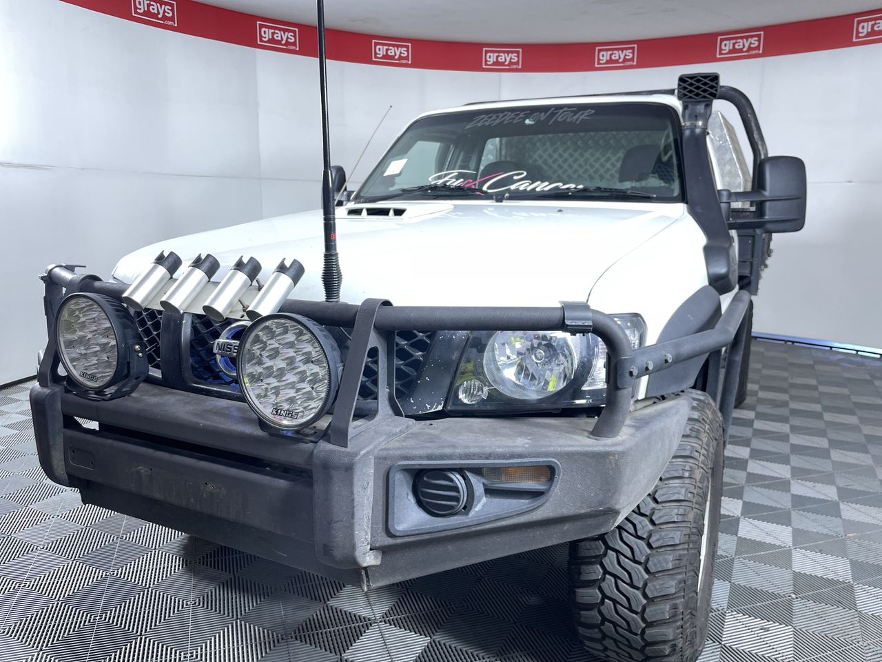 2009 Nissan Patrol DX (4x4) GU Turbo Diesel Manual Cab Chassis Auction ...