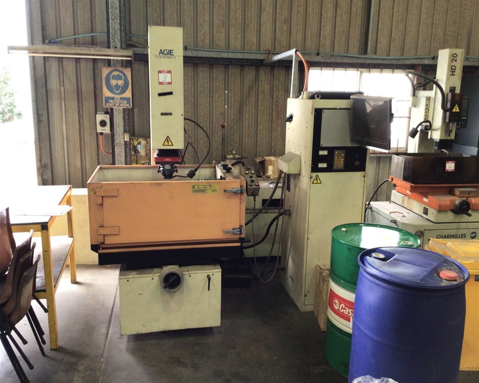 Agie Elox Mundo 3 EDM Machine Auction (0003-7046432) | Grays Australia