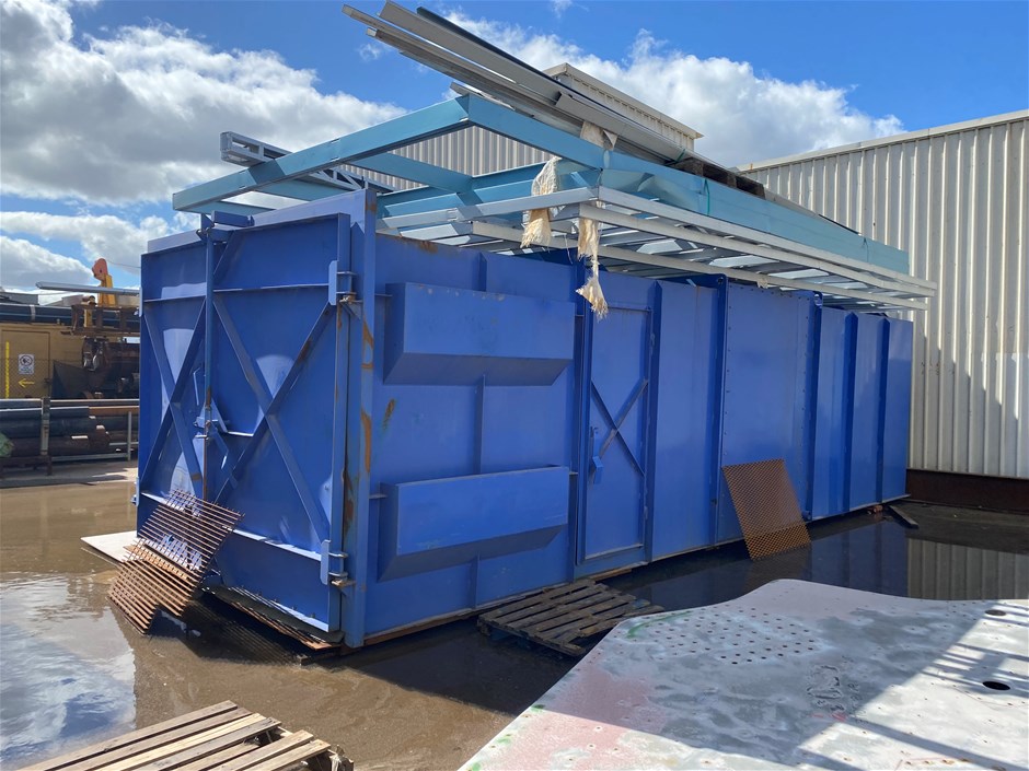 Containerised Portable Sandblasting Booth Auction (0002-9043980 ...