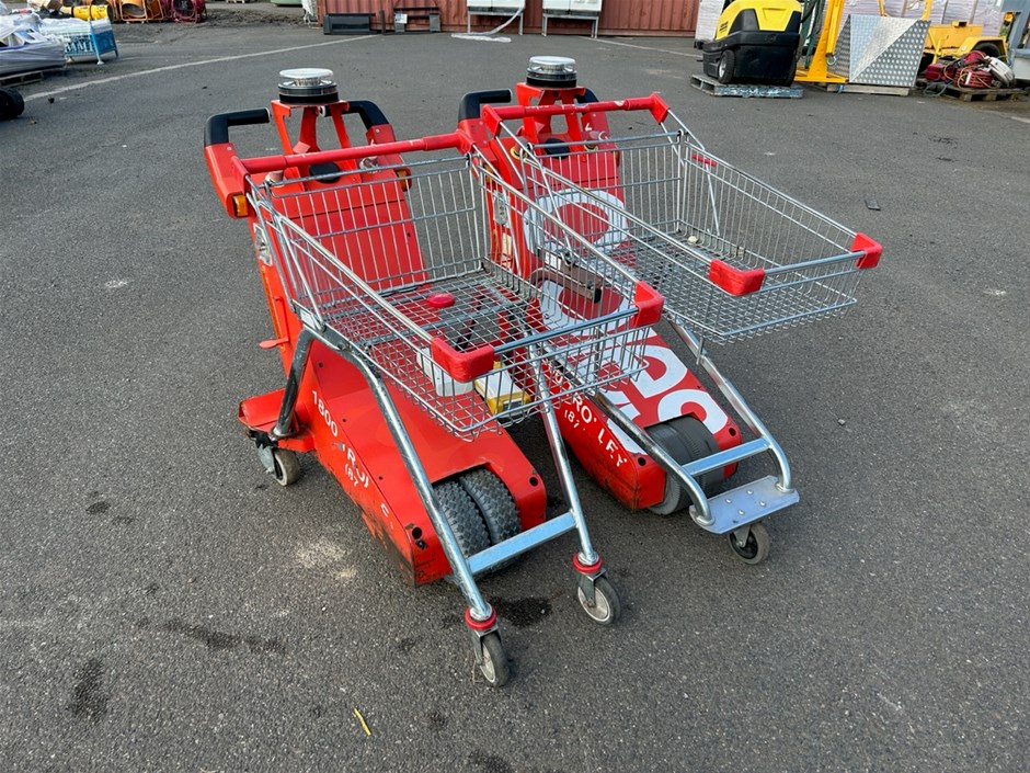 2 x Lock Elec Red Rover Trolley Puller Auction (0002-3026417) | Grays ...