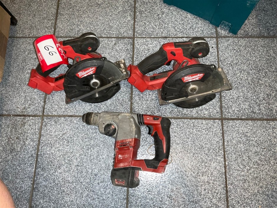 Milwaukee Tools Assorted Auction (0066-3026531) | Grays Australia