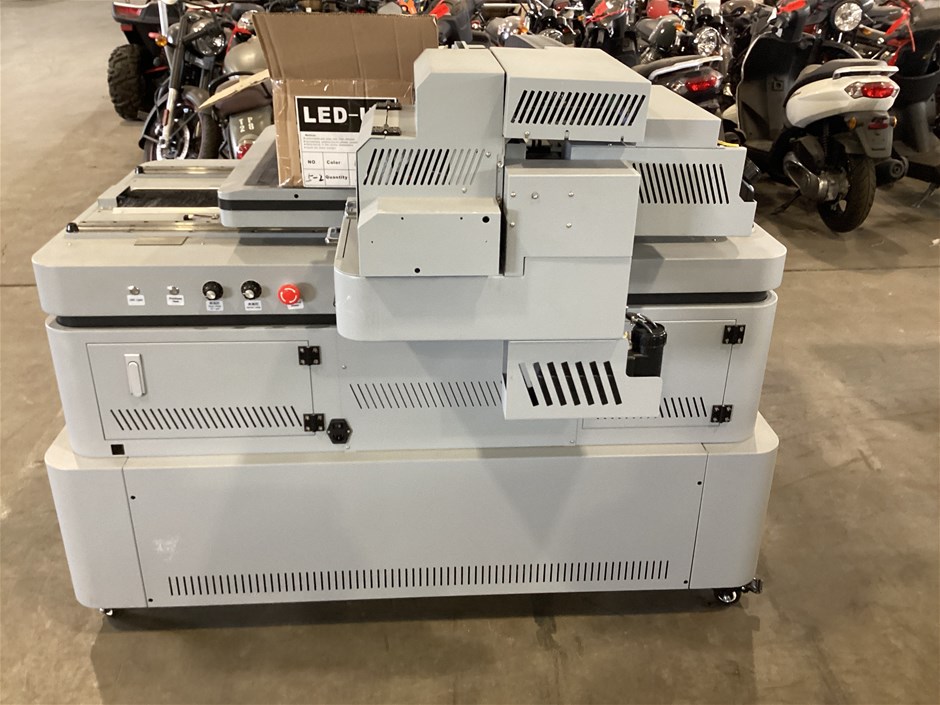 Rainbow Flat Bed LED Digital Inkjet Printer Printing Machine Auction ...