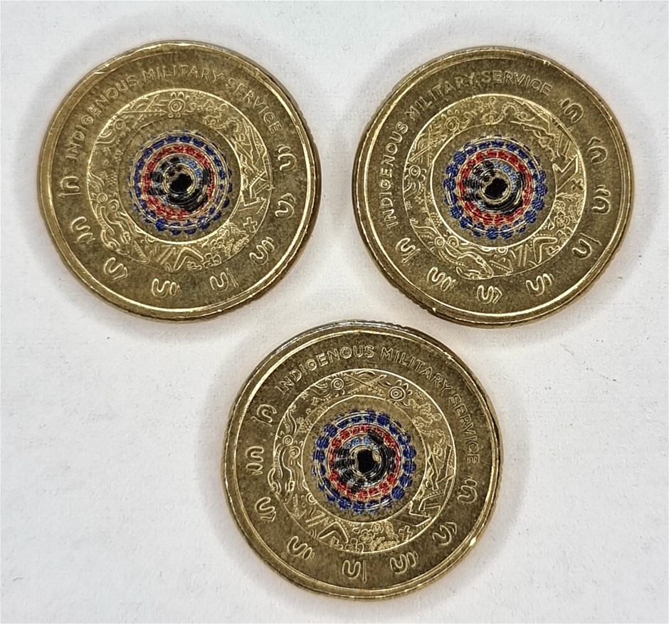 A Collection of 2021 'Indigenous Military Service' Two Dollar Coins ...