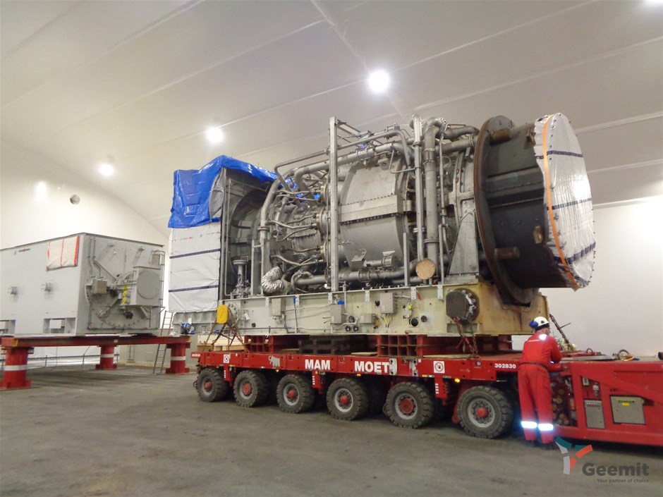 GE 9E GAS TURBINE (PG917E) Rated output 124,7 MW Auction (0002-9044307 ...