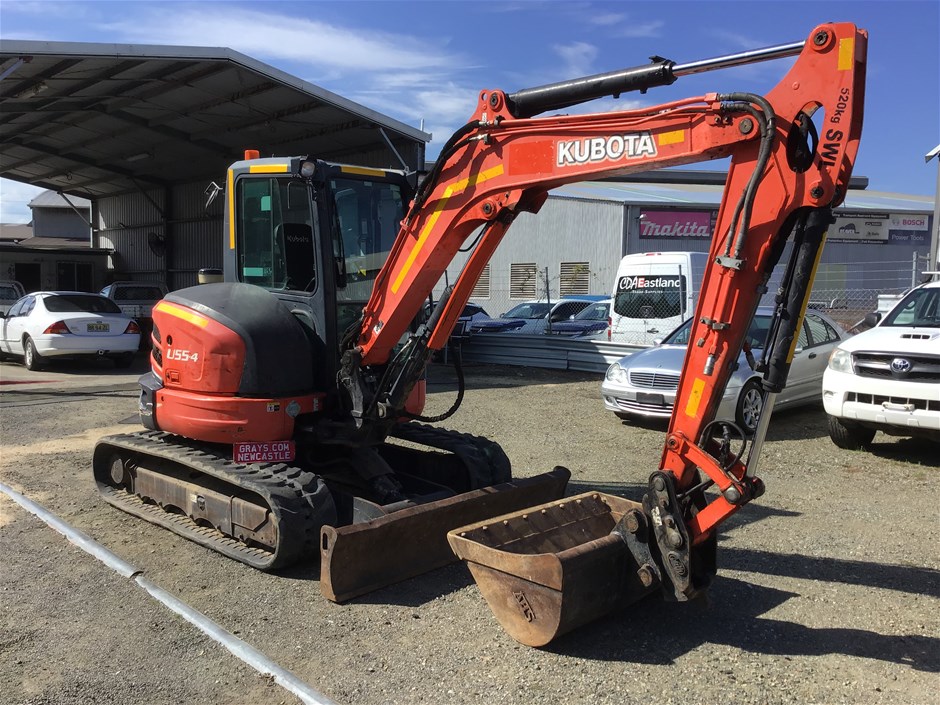 Kubota U55 Hydraulic Excavator Auction (0009-5053966) | Grays Australia