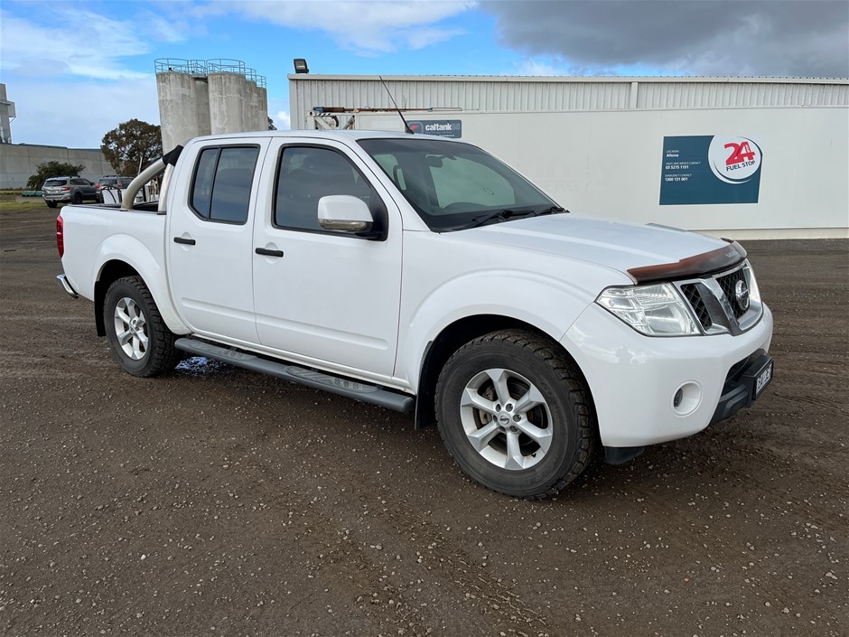 2014 Nissan Navara D40 ST RWD Automatic Dual Cab Ute Auction (0001 ...