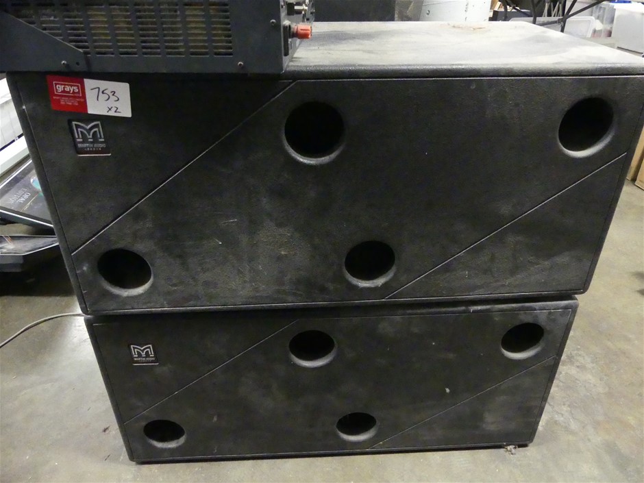 MARTIN AUDIO LONDON Subwoofers Auction (0753-5053997) | Grays Australia