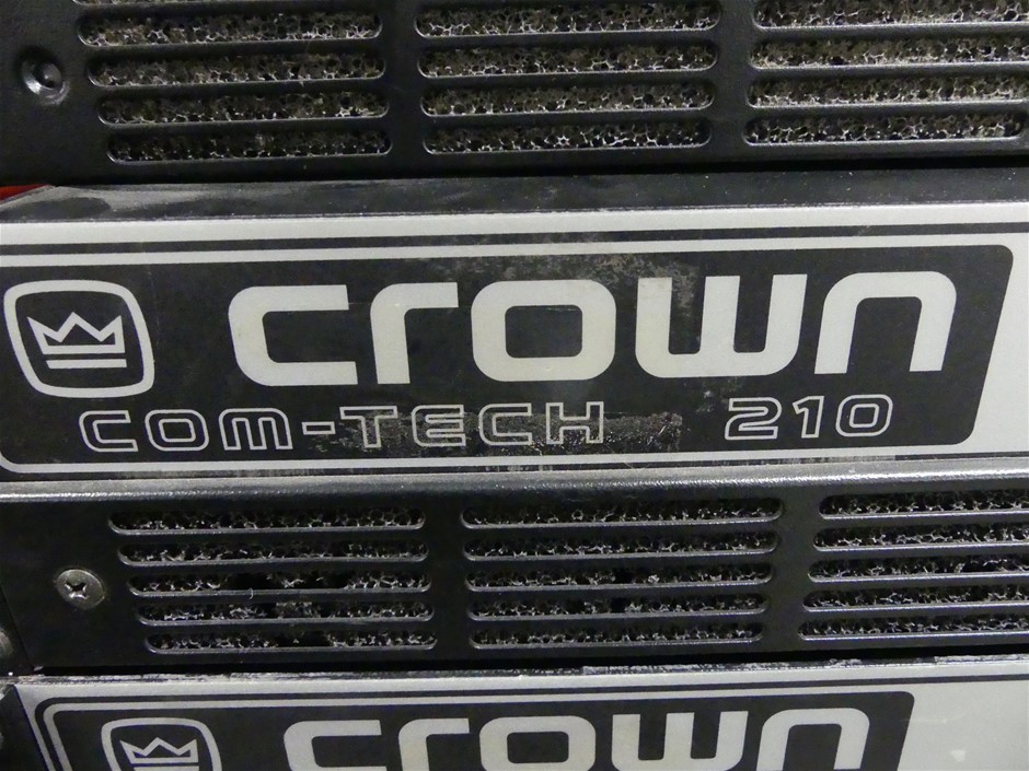 CROWN Com-Tech 210 Channel power amplifier Auction (0758-5053997 ...