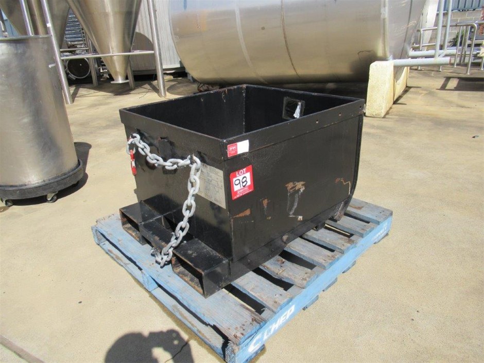 Westpac Steel Forkable Waste Tipping Bin Auction (0098-5054079) | Grays ...