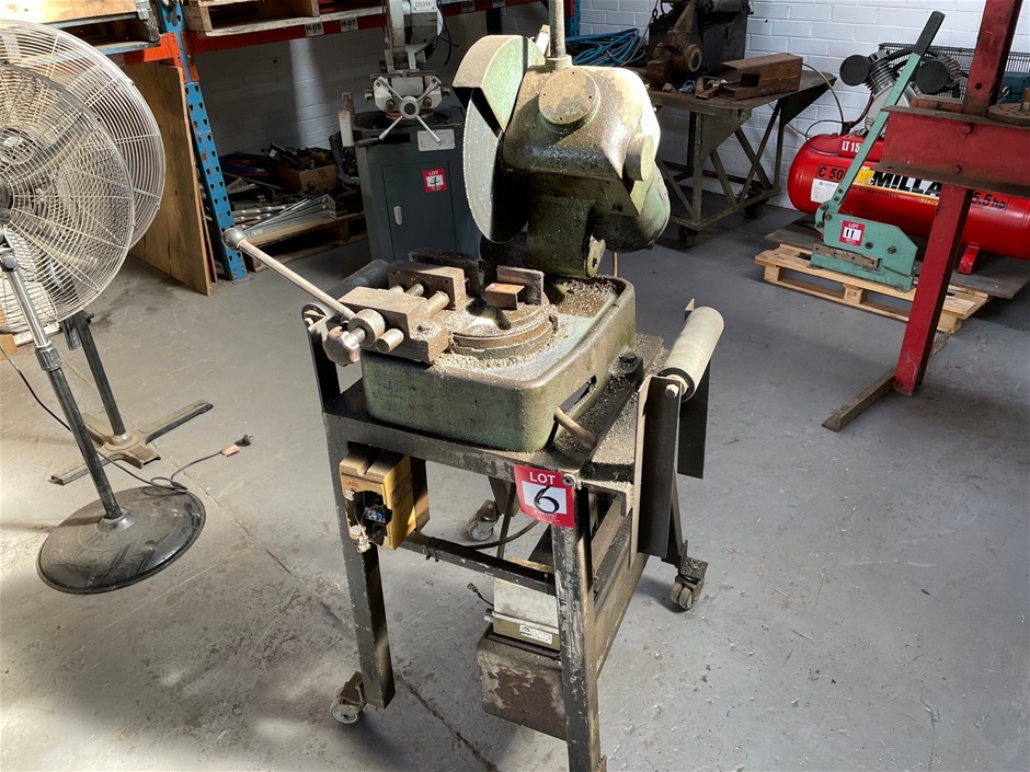 Brobo 240v 300mm Cold Saw, with Coolant Tank on Steel Trolley Auction ...