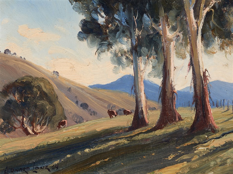 LEONARD LONG (1911 - 2013), Original Oil Painting On Canvas Board ...