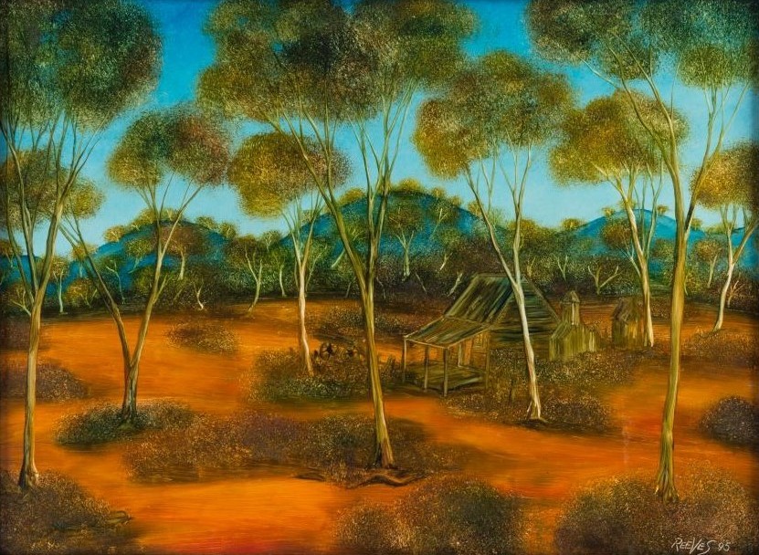 RAY REEVES, Original Oil Painting On Board Auction (0008-2555230 ...