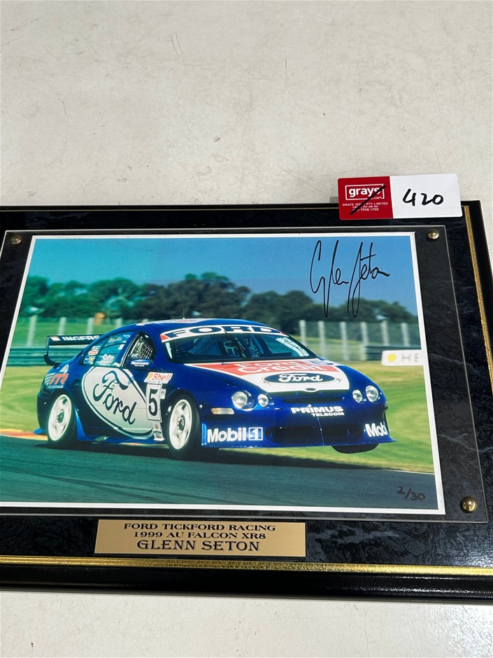 Glenn Seton signed photograph Auction (0420-5054042) | Grays Australia
