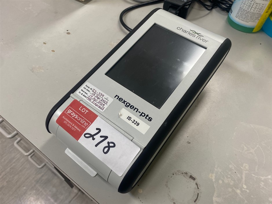 CHARLES RIVER Endosafe Nexgen -PTS Handheld Spectrophotometer Auction ...